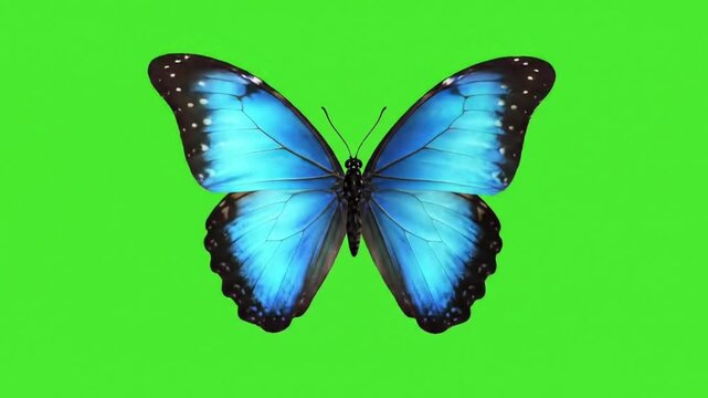 Green Screen Background Butterfly