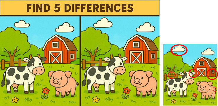 spot the difference examples