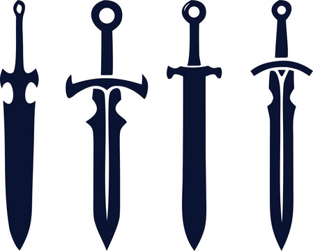 sword vector simple