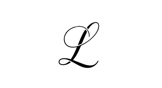 Fancy Cursive Lowercase L