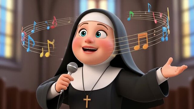 Cartoon Nun Images – Browse 5,277 Stock Photos, Vectors, and Video ...
