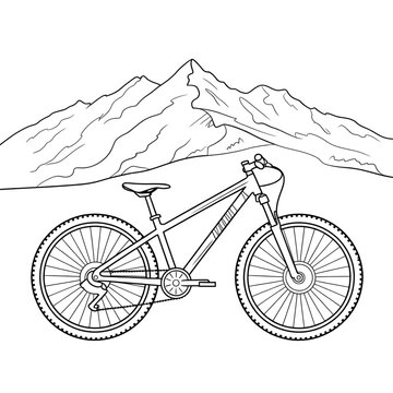 Dh Bike Coloring Pages