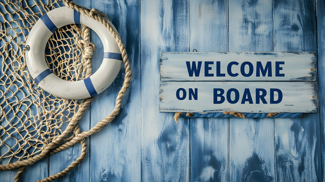 Welcome Aboard Nautical Images – Browse 498 Stock Photos, Vectors, and ...
