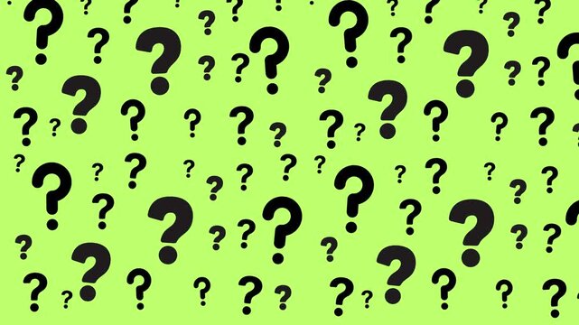 moving question mark background