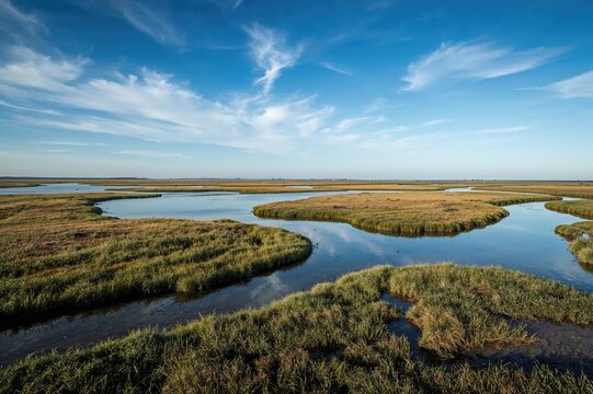 Salt Marsh Aerial View