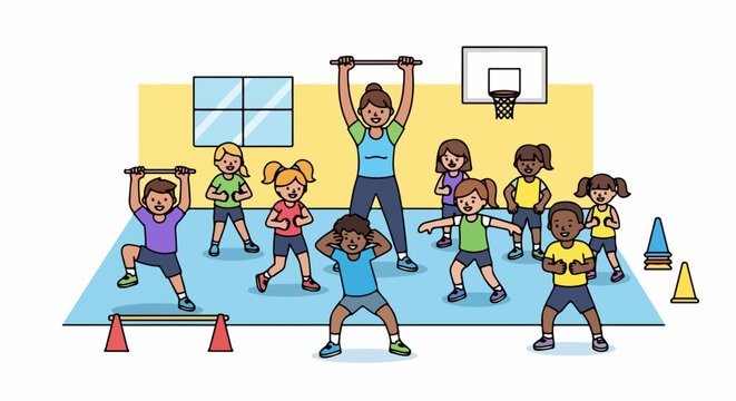 Elementary School Gym Clipart