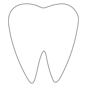 tooth shape clipart