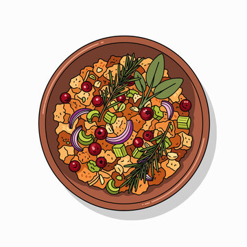 Stuffing Mix Clipart