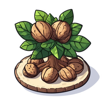 Walnut Tree Cartoon