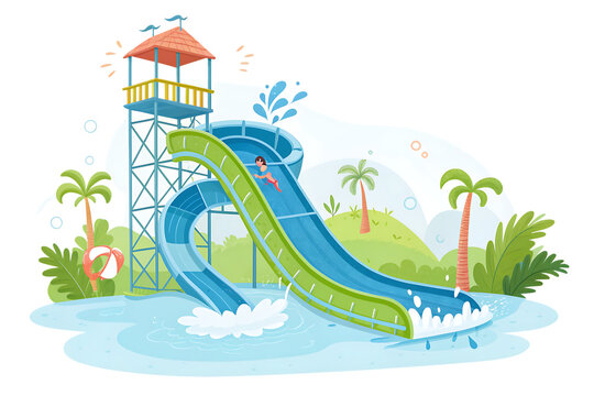water park vector