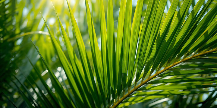 palm leaf texture 3d