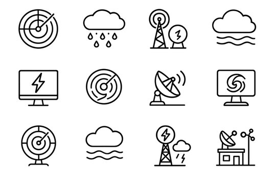 weather radar coloring page