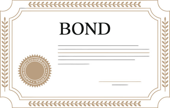 bond certificate template word