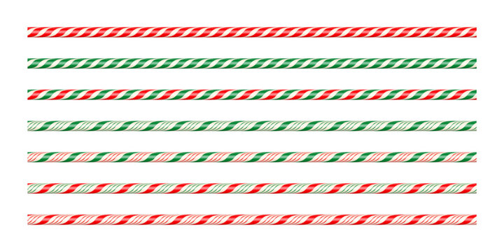candy cane vector pattern