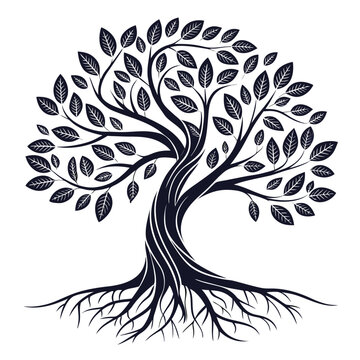 simple tree drawing wisdom