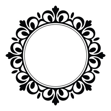 border design with circle