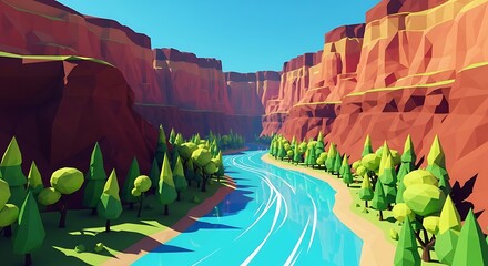 Low Poly Canyon Images – HD & 4K Photos Free to Download | PikWizard