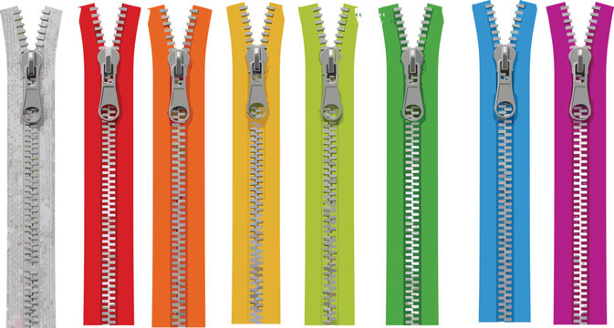 zipper vector drawing