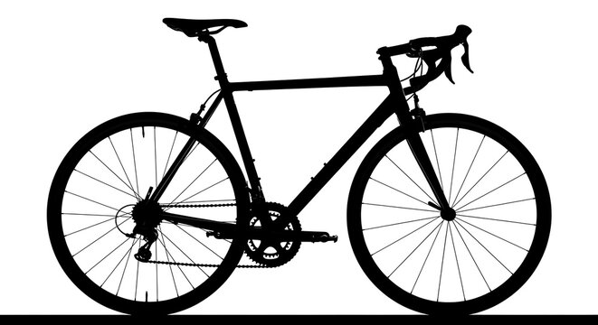 road bike vector
