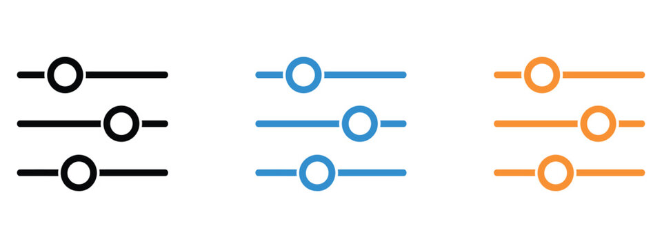 adjustments horizontal icon