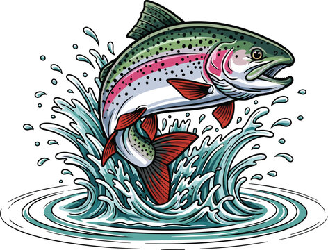 trout cartoon
