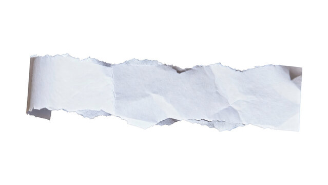 white paper tear