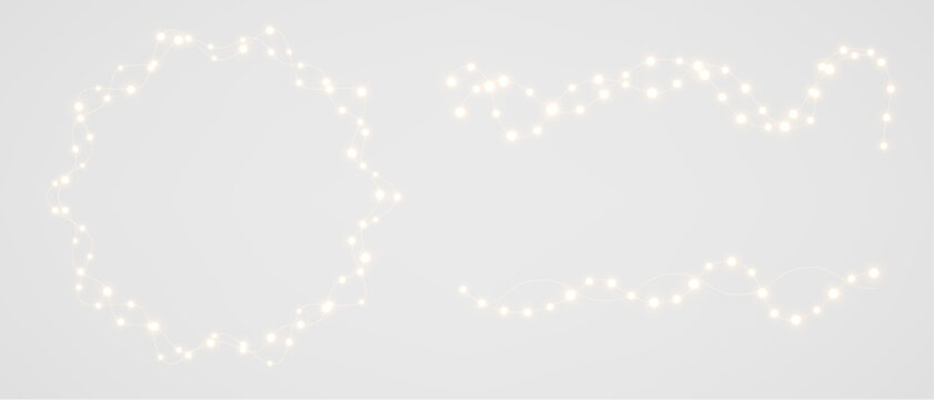 Christmas Light String Vector - Images et vidéos libres de droits ...