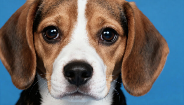 Close-Up of Black Dog with Collared Sad Eyes Against Dark Background ...