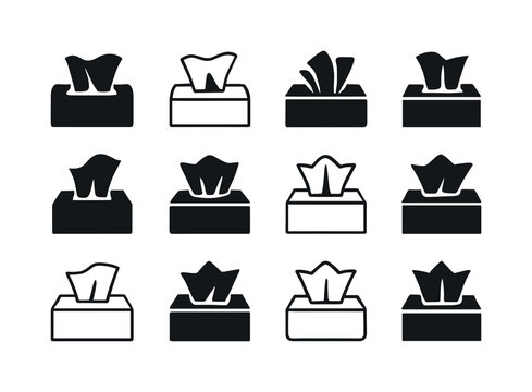 tissue box design vector