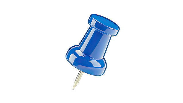 push pin white background