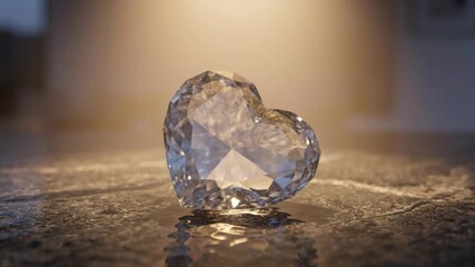 Macro video showing crystal needle rods floating upward in sparkling ...