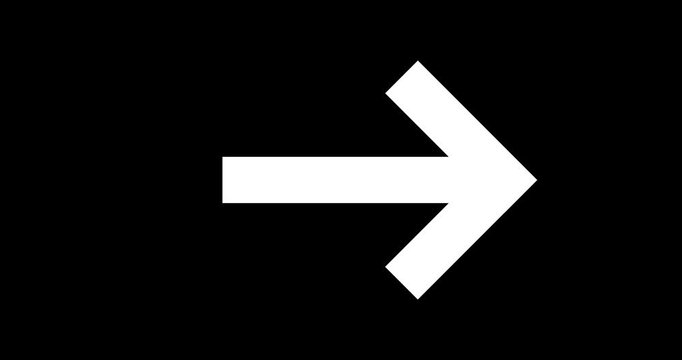 white fall back arrows