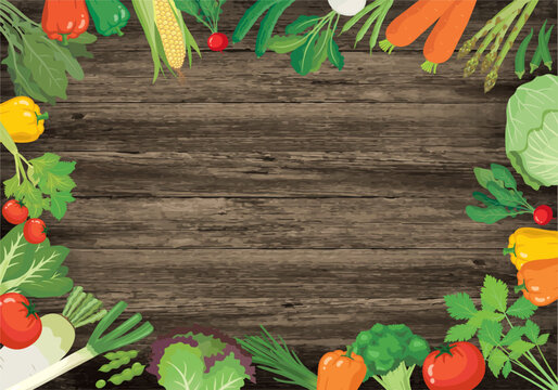 vegetable writing frame