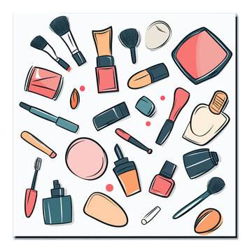 cosmetics vector art