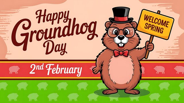 "Happy Groundhog Day" Images – Browse 1,441 Stock Photos, Vectors, and ...