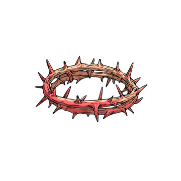 Cartoon Crown Of Thorns