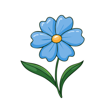 Single Flower Cartoon Images – Browse 42,286 Stock Photos, Vectors, and ...